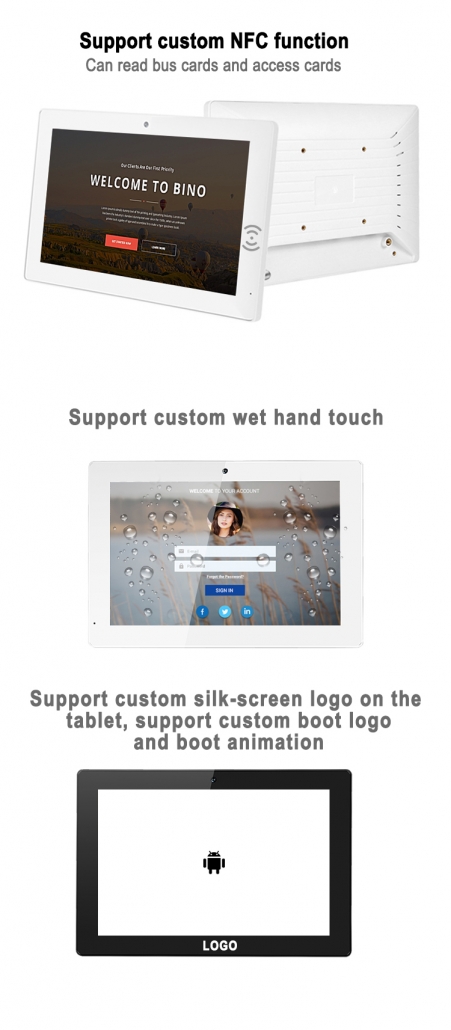 YC-102P OEM 10.1'' Wall Mounted Android POE Tablet | Portworld