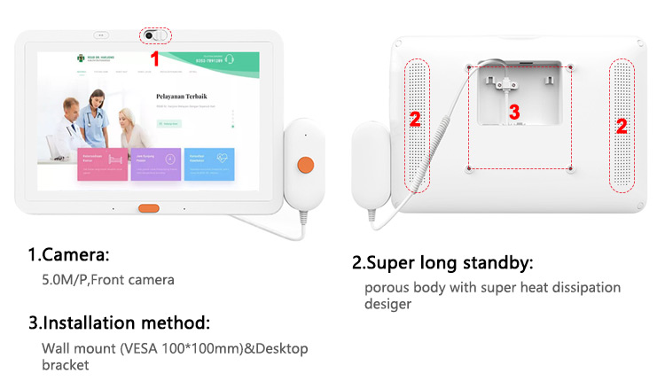 15.6'' Medical Healthcare Machine Tablet | Portworld Manufacturer