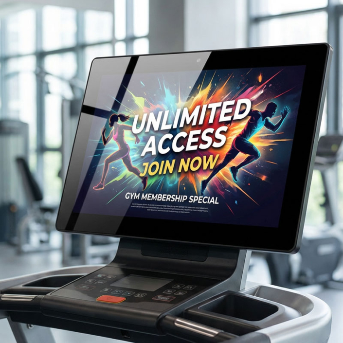 Waterproof Interactive Touch Screen for Smart Fitness Equipment - Portworld