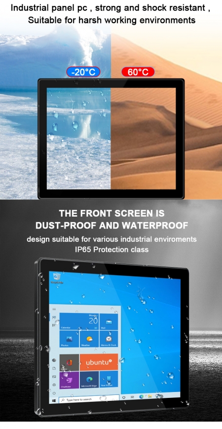 YC-17EM 17 Inch Industrial Embedded Touch Monitor - Portworld