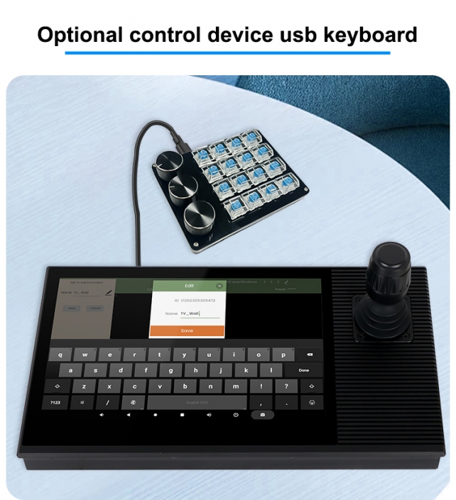 YC-PTZ10 PTZ Camera Touch Screen Controller with Joystick - Portworld ...