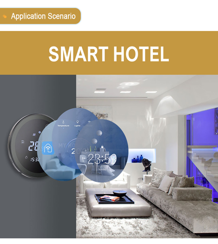 YC-P5(Black) 5 inch Smart Home Touch Control Panel - Portworld Supplier