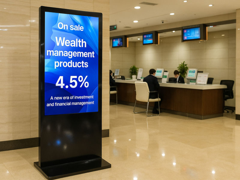 Floor-Standing Dual-Sided Outdoor Digital Signage - Portworld