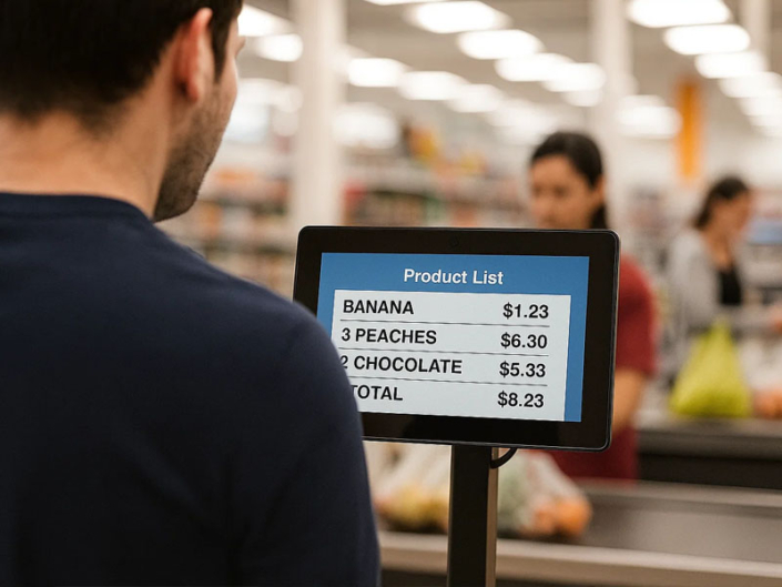 Retail POS Terminal Digital Signage for Checkout - Portworld