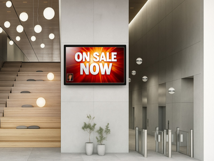 Digital Signage Display for Corporate Office Lobbies - Portworld