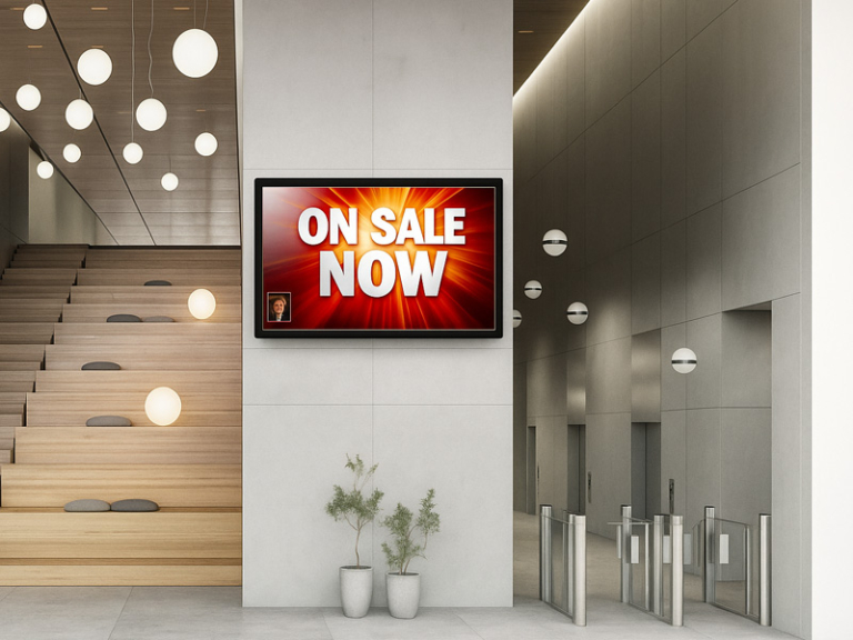 Digital Signage Display for Corporate Office Lobbies - Portworld